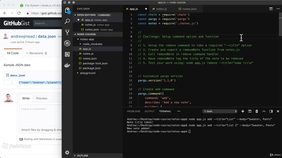 دوره کامل توسعه دهنده Node.js (ویرایش سوم) | قسمت 20 از 177