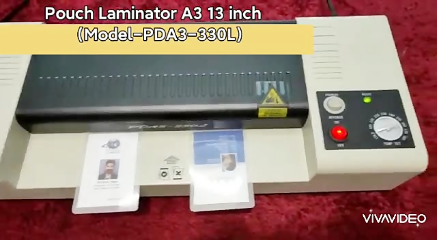 آموزش کار با دستگاه پرس رومیزی (لمینیتور) PDA3-330L