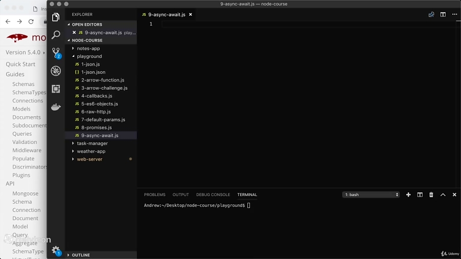 دوره کامل توسعه دهنده Node.js (ویرایش سوم) | قسمت 95 از 177