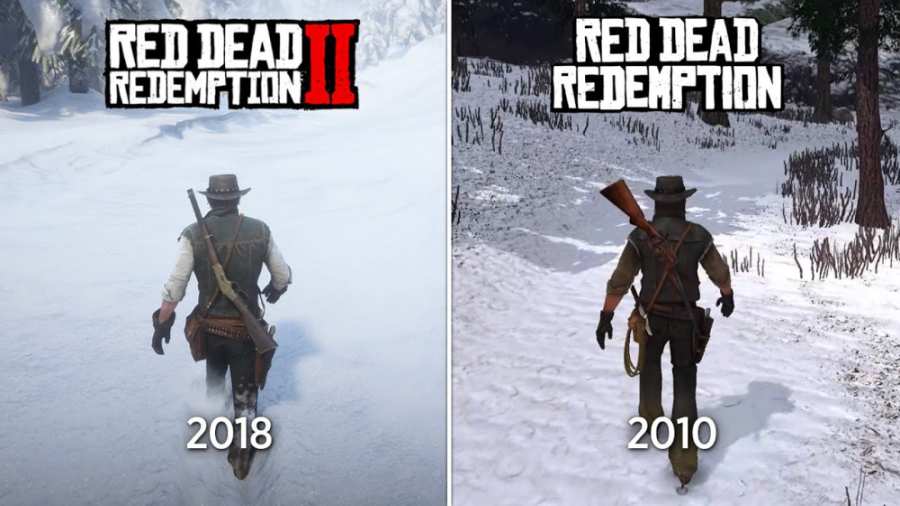 بازی رد دد ریدمپشن ۲ در برابر رد دد ریدمپشن 1 - RDR 2 vs RDR 1