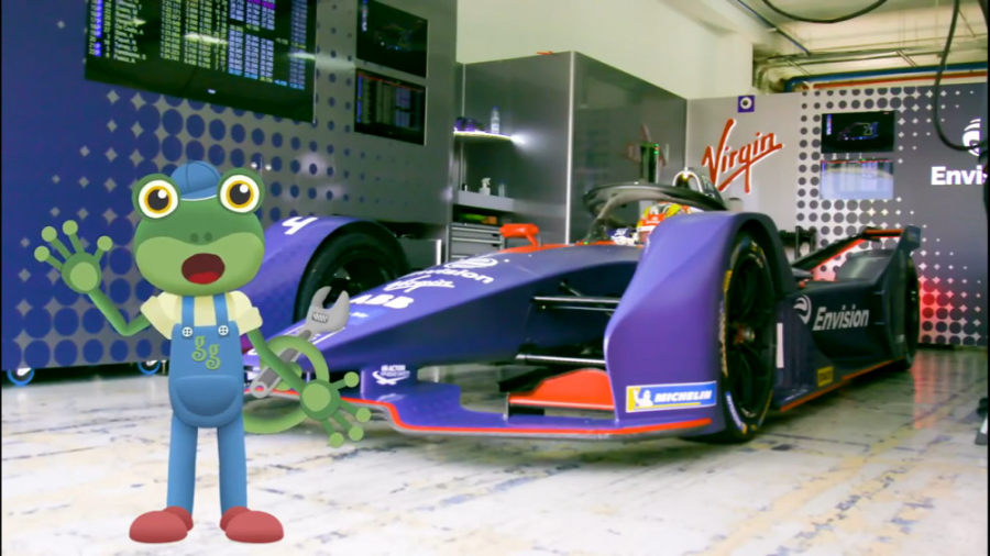 Gecko's Real Vehicles - Racing Cars For Children _ Formula E