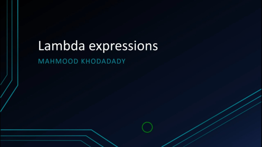 Lambda Expression