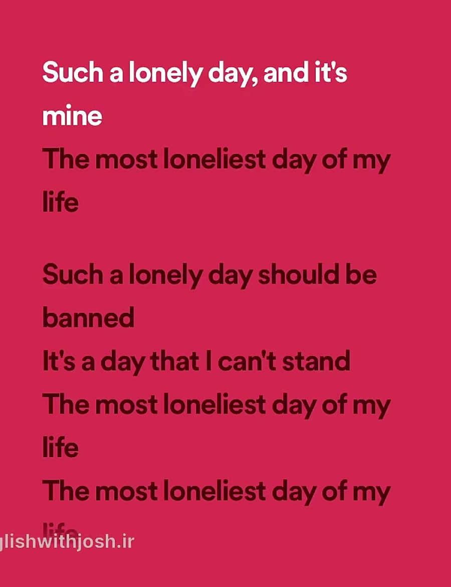 System Of A Down - Lonely Day