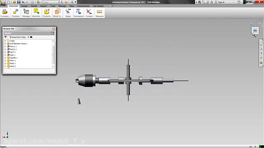 Drill Machine - Dynamic Simulation (Video Tutorial) Aut