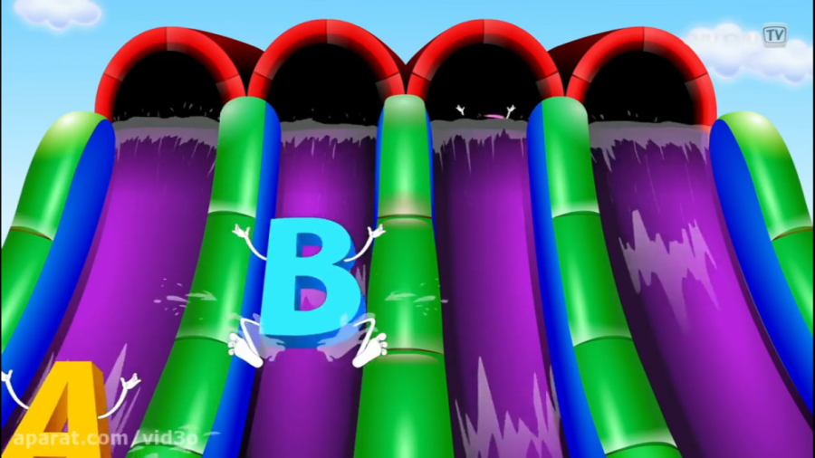 ABC Songs for Children - ABCD Song in Alphabet Water Park