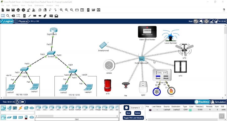 pt-router on a stick