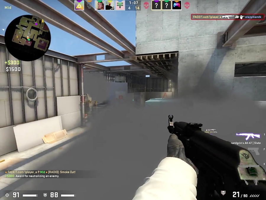 csgo faceit lvl 6 map vertigo کانتر فیسیت لول 6 مپ ورتیگو