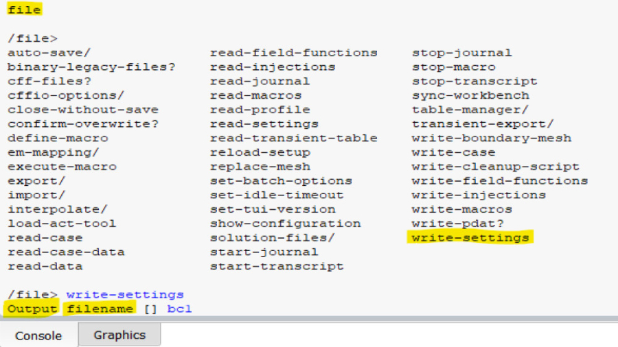 Fluent - writing settings into a file and read and use it for a new ...
