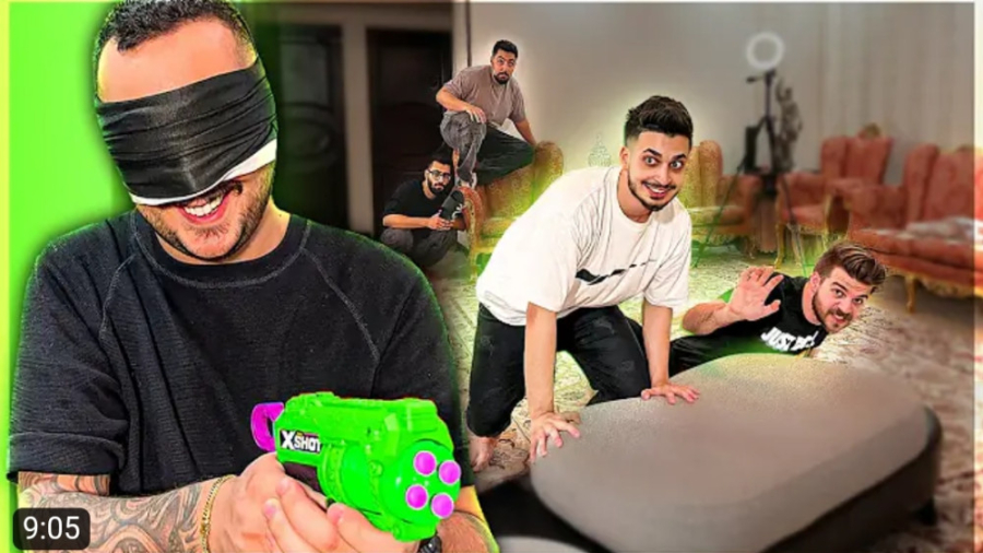 حامی | سام صابری رو چشم بسته آوردن