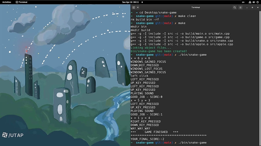 Event-Driven Programming using SFML