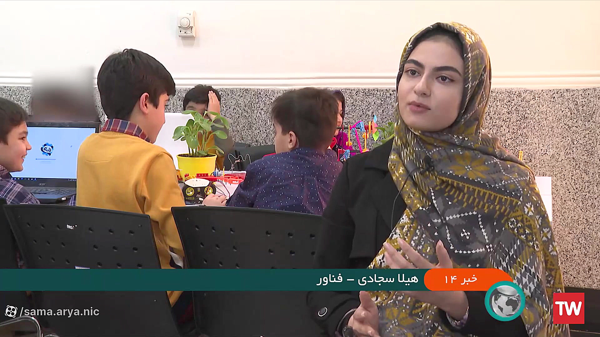 معرفی آکادمی بین المللی سما آریا نیک در اخبار ساعت 14 شبکه 1 و 6