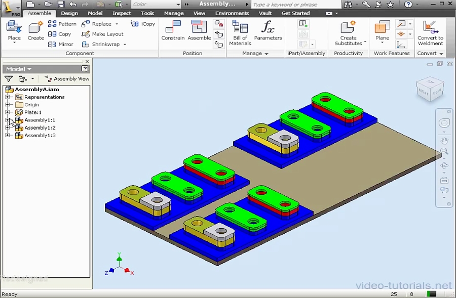 AutoDesk INVENTOR Assembly 14 ( Find Component )_HD