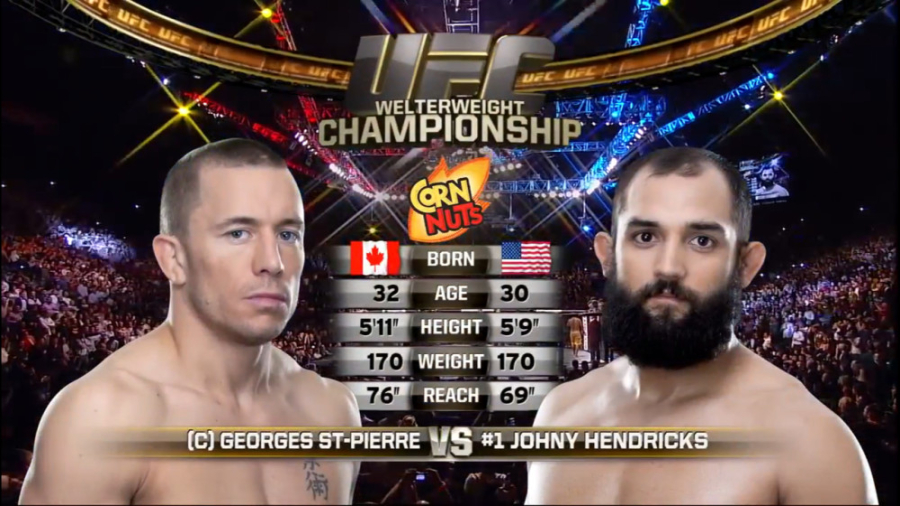 مبارزه جورج سنت پیر و جانی هندریکس در UFC 167