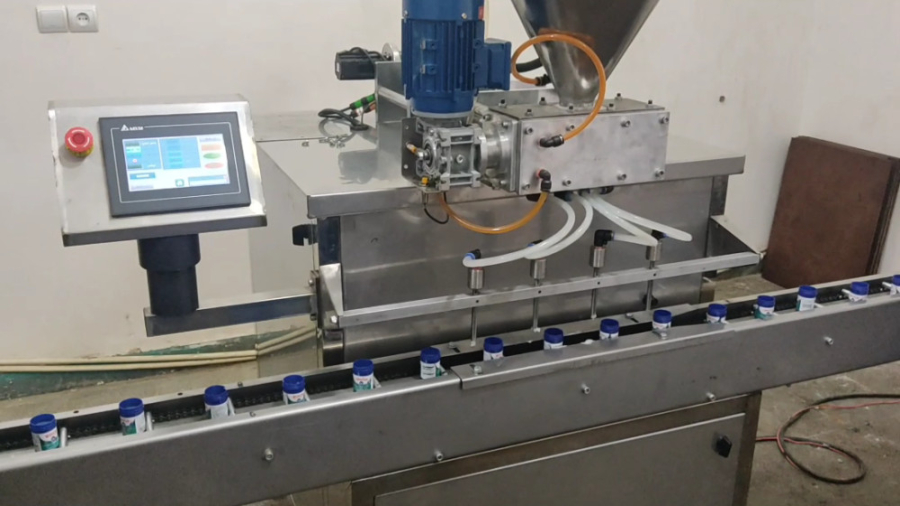 دستگاه پرکن وازلین ۴ نازله filling machine geshta