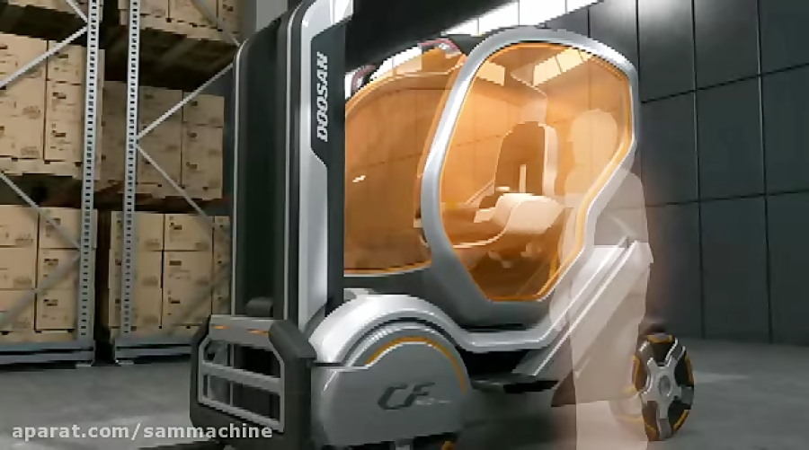 Doosan Intelligent Concept Forklift by Sam Machine