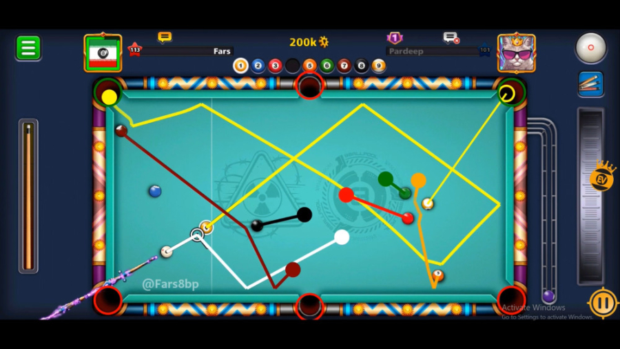 هک 8 بال پول - Hack 8 Ball Pool
