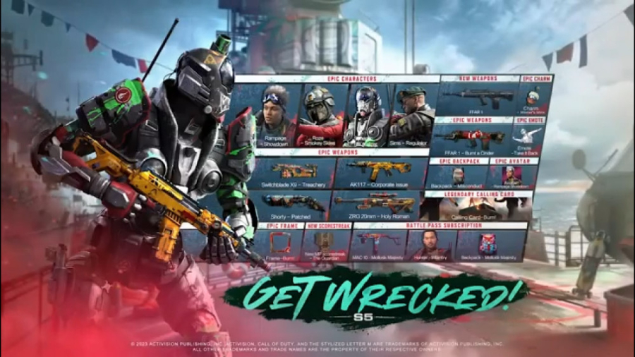 تریلر بتل پس سیزن 5 ( GET WRECKED )