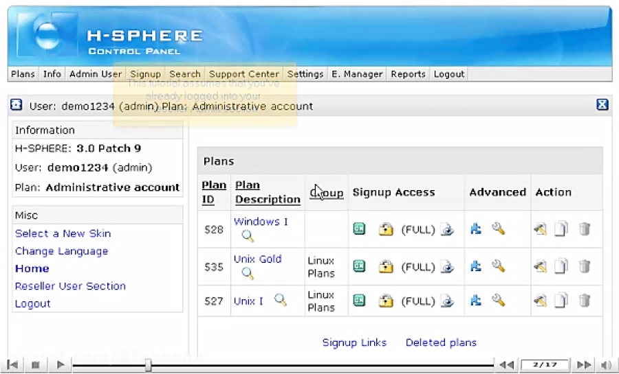 آموزش تصویری پنل نمایندگی H Sphere-کار باAlise Template
