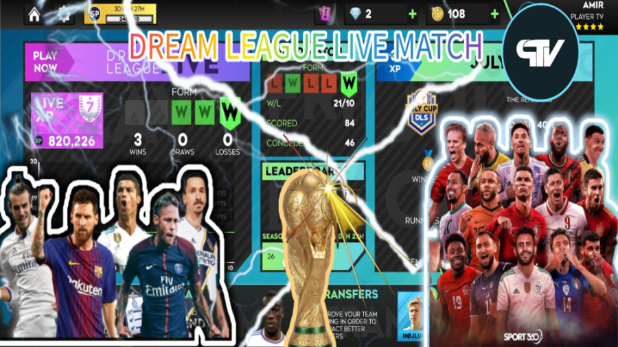 دریم لیگ آنلاین / DLS2023/DREAM LEAGUE LIVE MATCH/ پارت یک