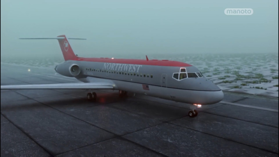 پیام اضطراری -ترمز توقف - (سانحه هواپیمای Northwest Airlines Flight 299)