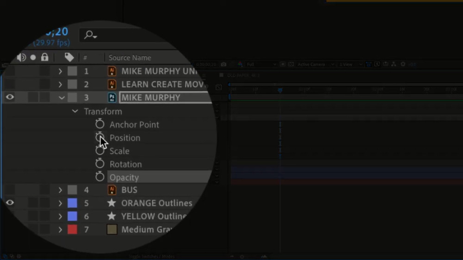 Adobe After Effects- How To Add Remove Keyframes