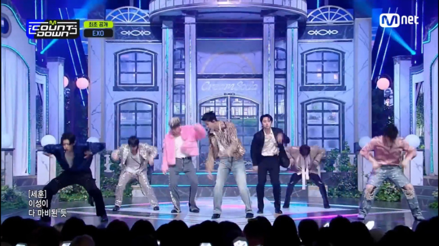 اجرا زنده آهنگ cream soda از اکسو Mnet Kpop