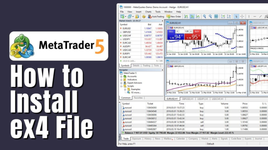 How To Install An Ex4 File In Mt5 Metatrader 5 Tutorial