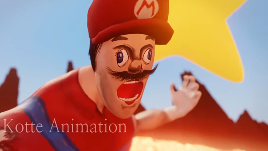 سوپر ماریو از در پشتی (Kotte Animation)