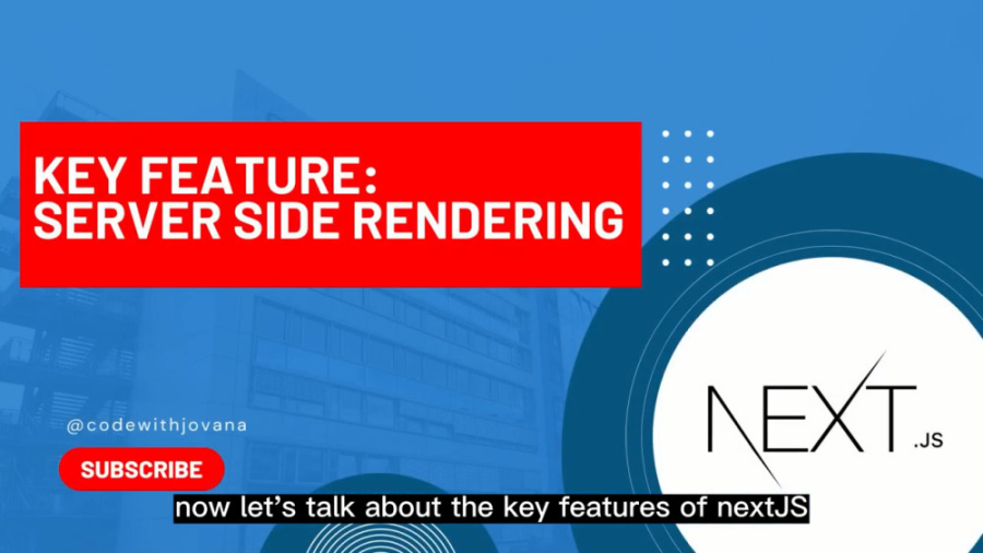 3- Server side rendering in NextJS - key feature of NextJS #nextjs #reactjs #ssr