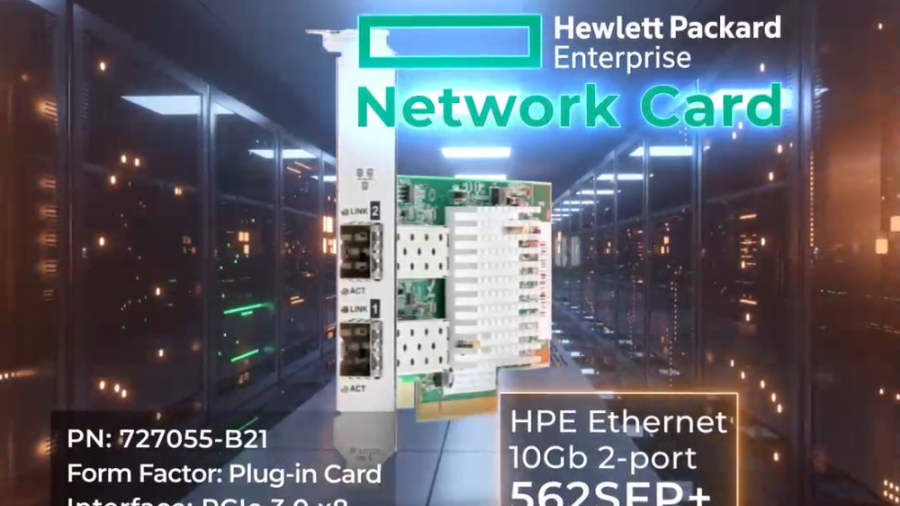 HPE Ethernet 10Gb 2-Port 562SFP Adapter با پارت نامبر 727055-B21