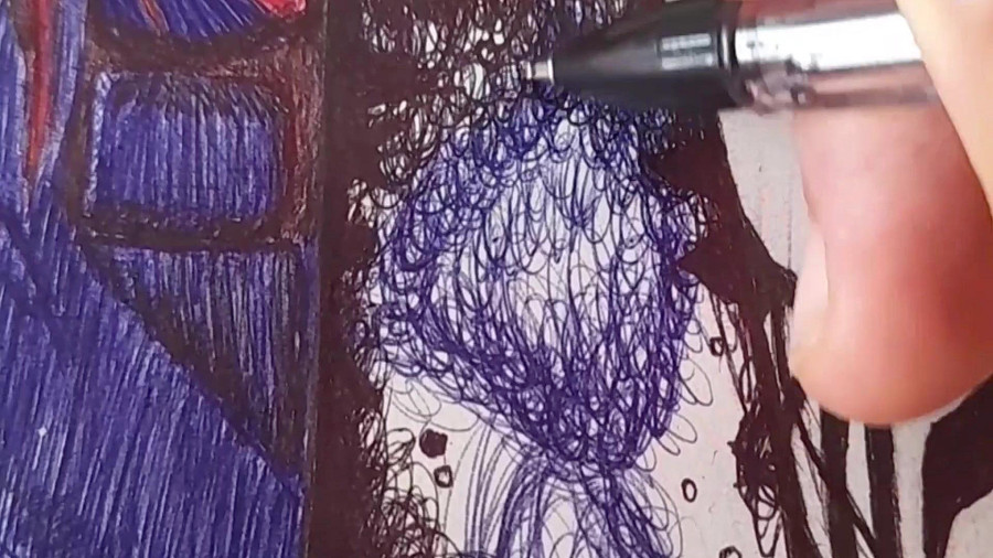 نقاشی مرد عنکبوتی ۲۰۹۹ نقاشی ونوم ۲۰۹۹