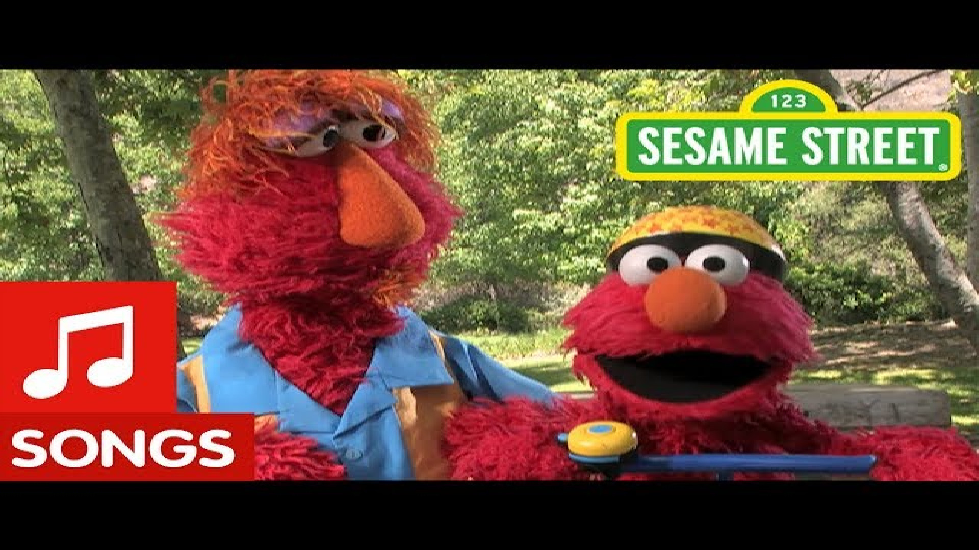 Sesame Street Elmo Riding in the Park Song