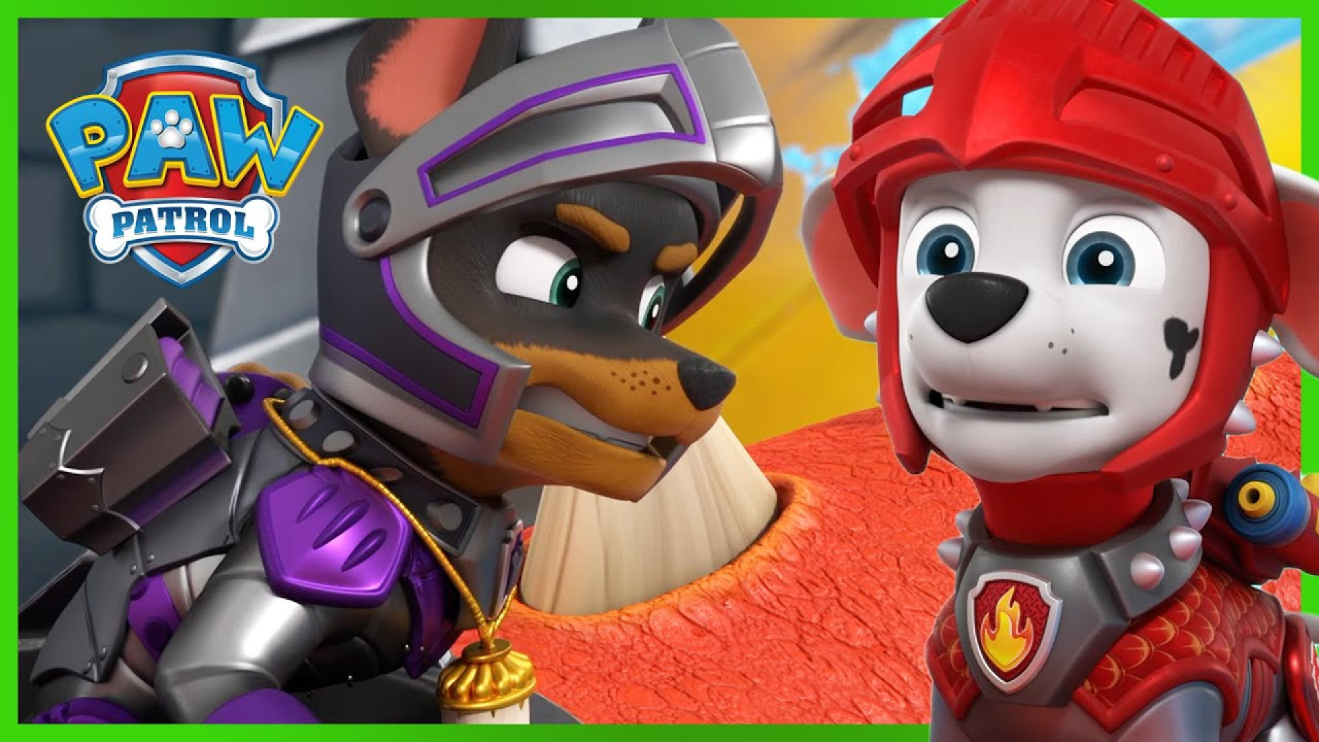 Rescue Knights Save Baby Dragons and MORE | PAW Patrol | Cartoons for ...
