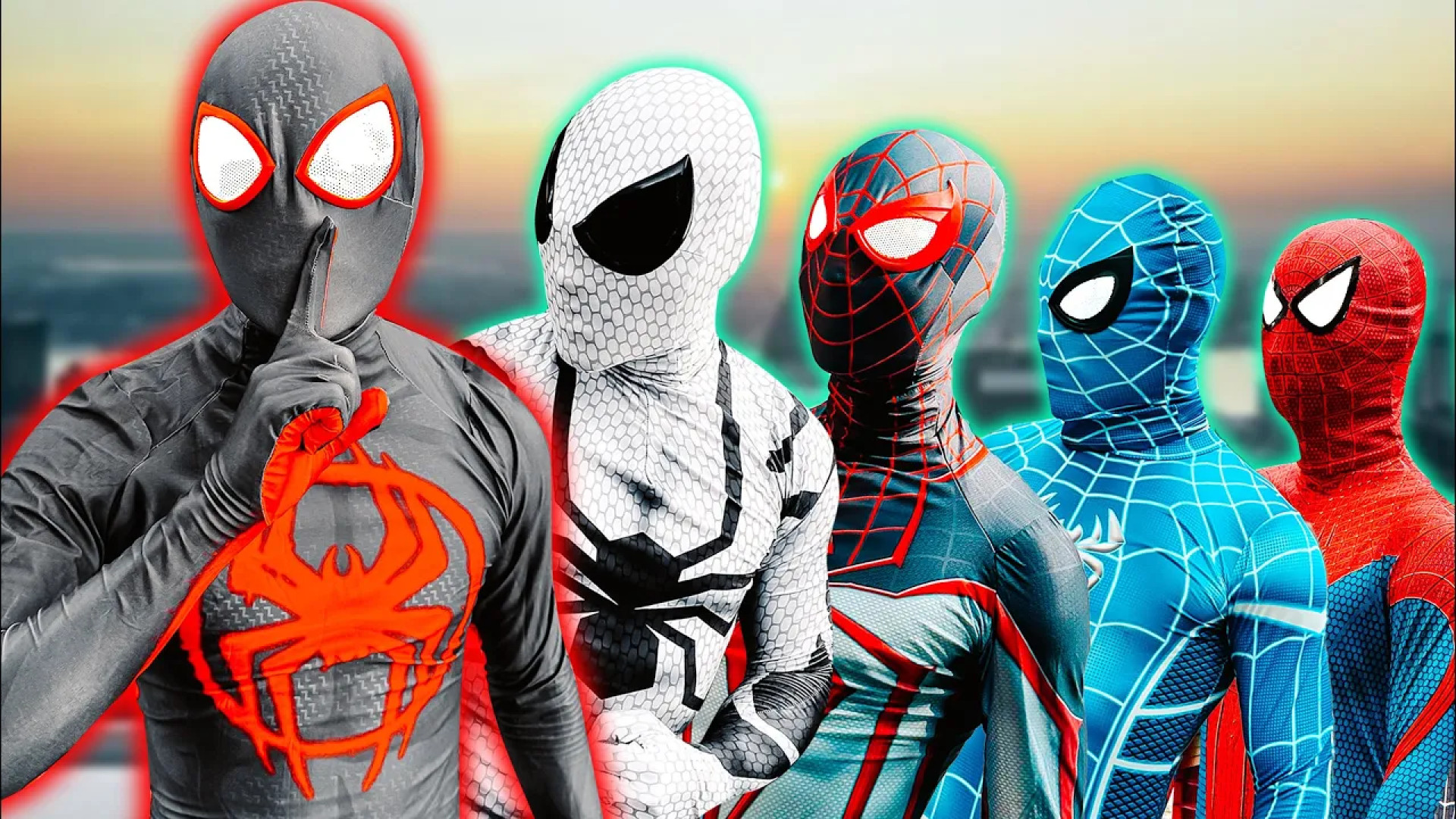 TEAM SPIDER-MAN vs BAD GUY TEAM | When Spider-man come from future ...