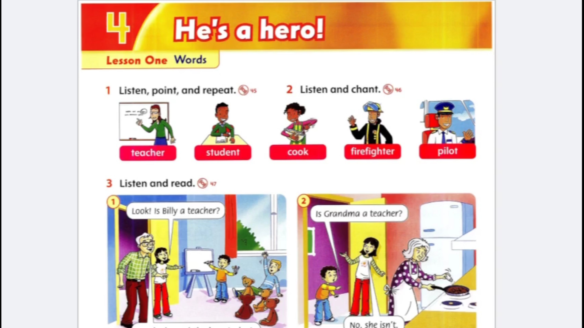 Family and Friends 1 - unit 4