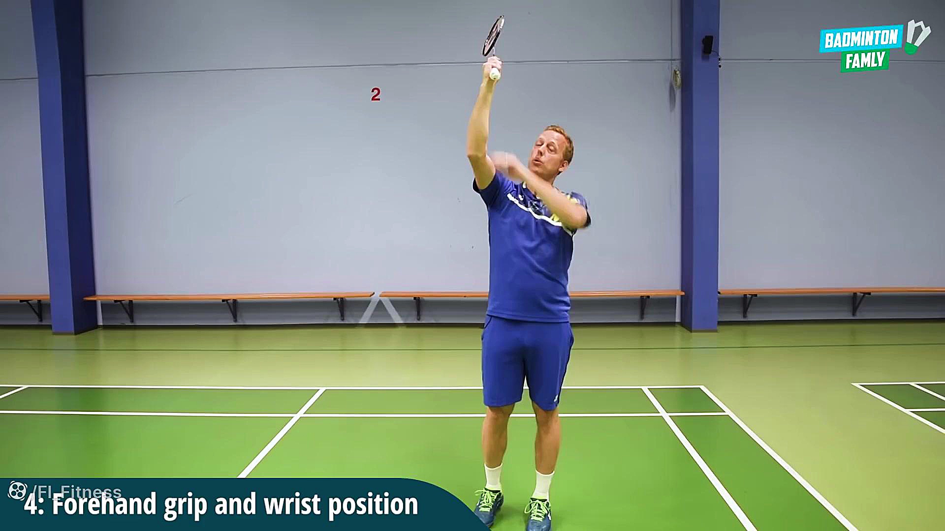 اموزش ضربه تاس فورهند (forehand clear) در بدمینتون