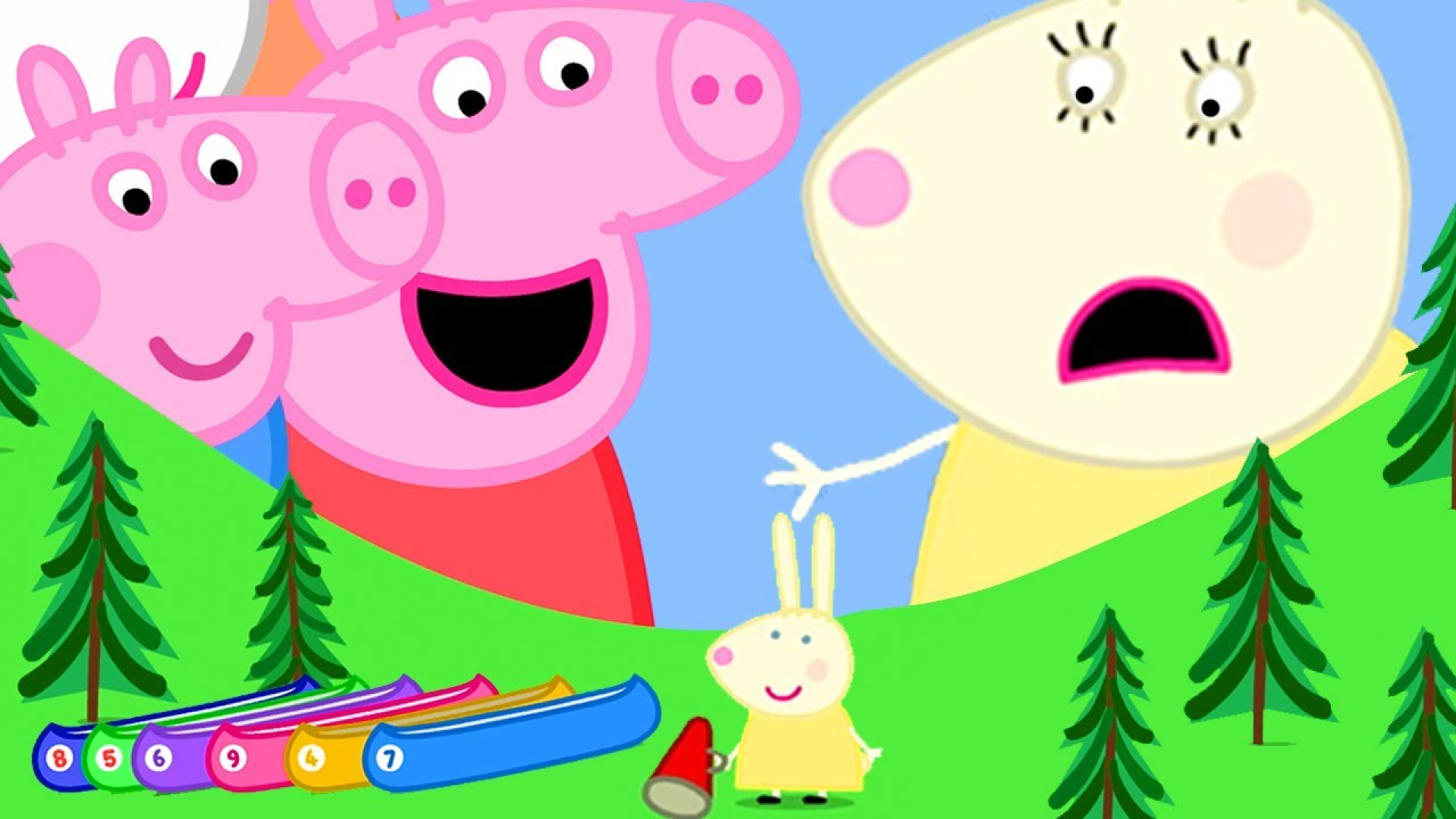 انیمیشن انگلیسی پپاپیگ | خوک پپا غول پیکر در سرزمین کوچک! | Peppa pig