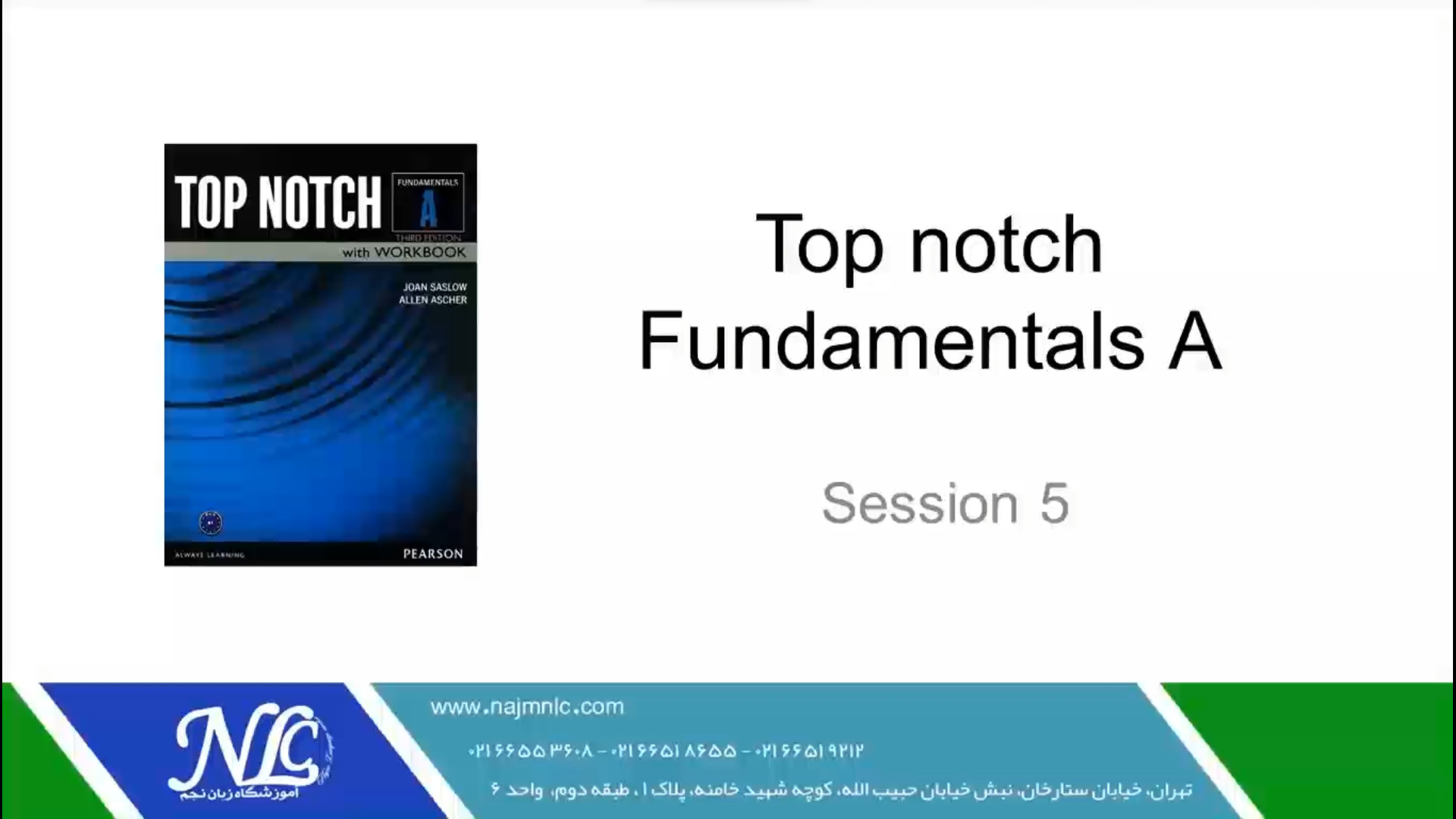 Teaching English to adult beginners Top notch Fundamental A - Unit 5