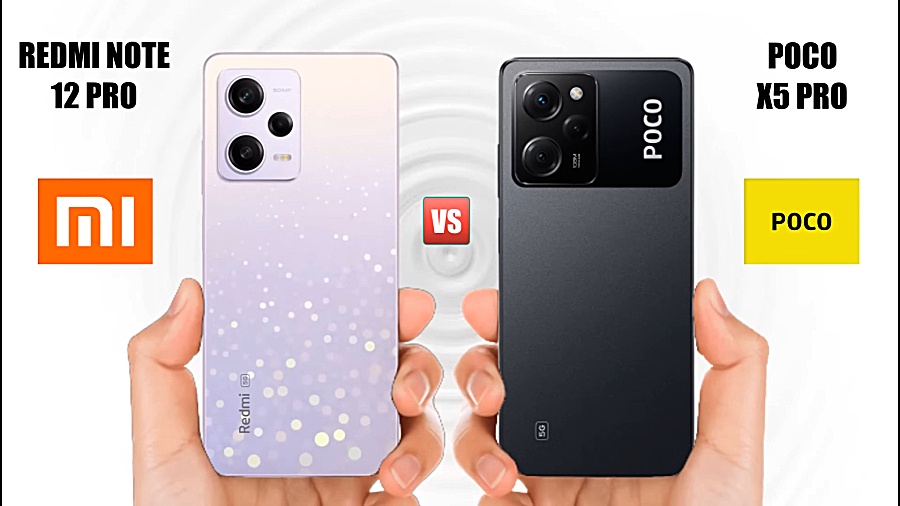 مقایسه Poco X5 Pro Vs Redmi Note 12 Pro