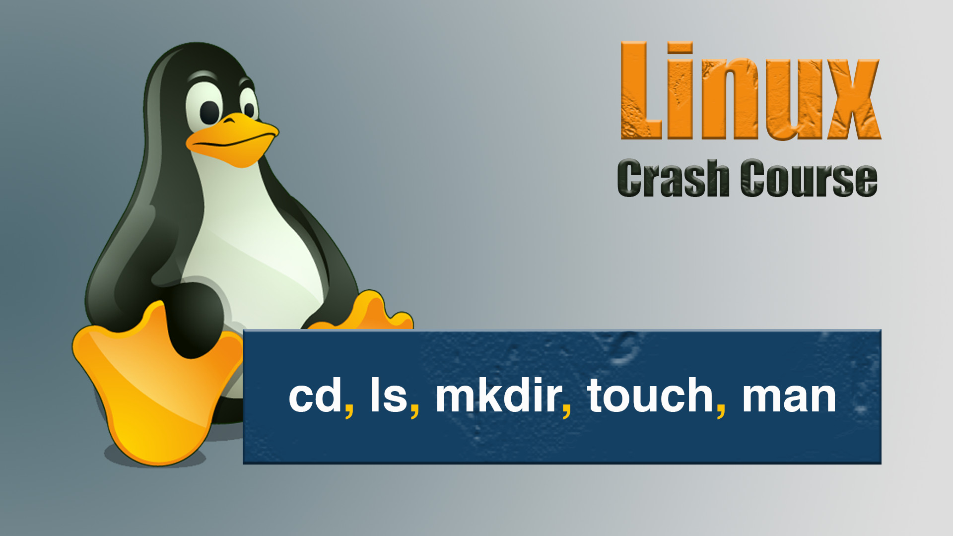 Linux : آشنایی با دستورات cd ls mkdir touch man