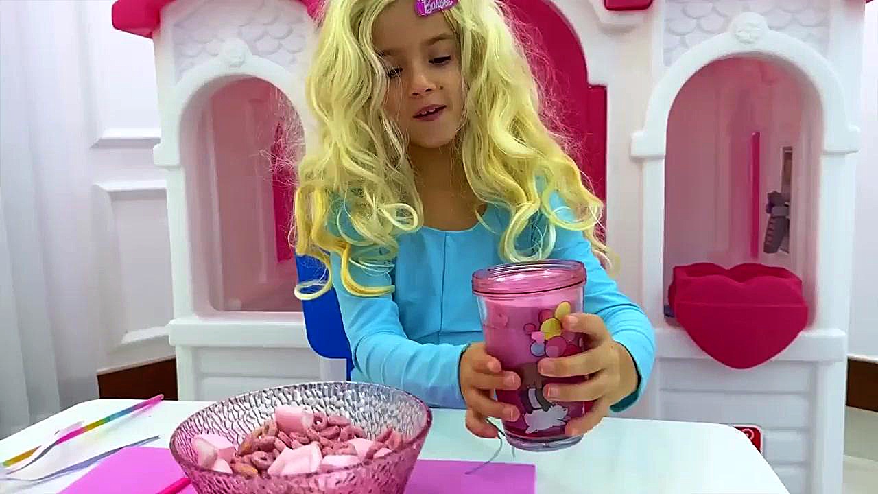 Ruby and Bonnie Barbie morning routine for kids