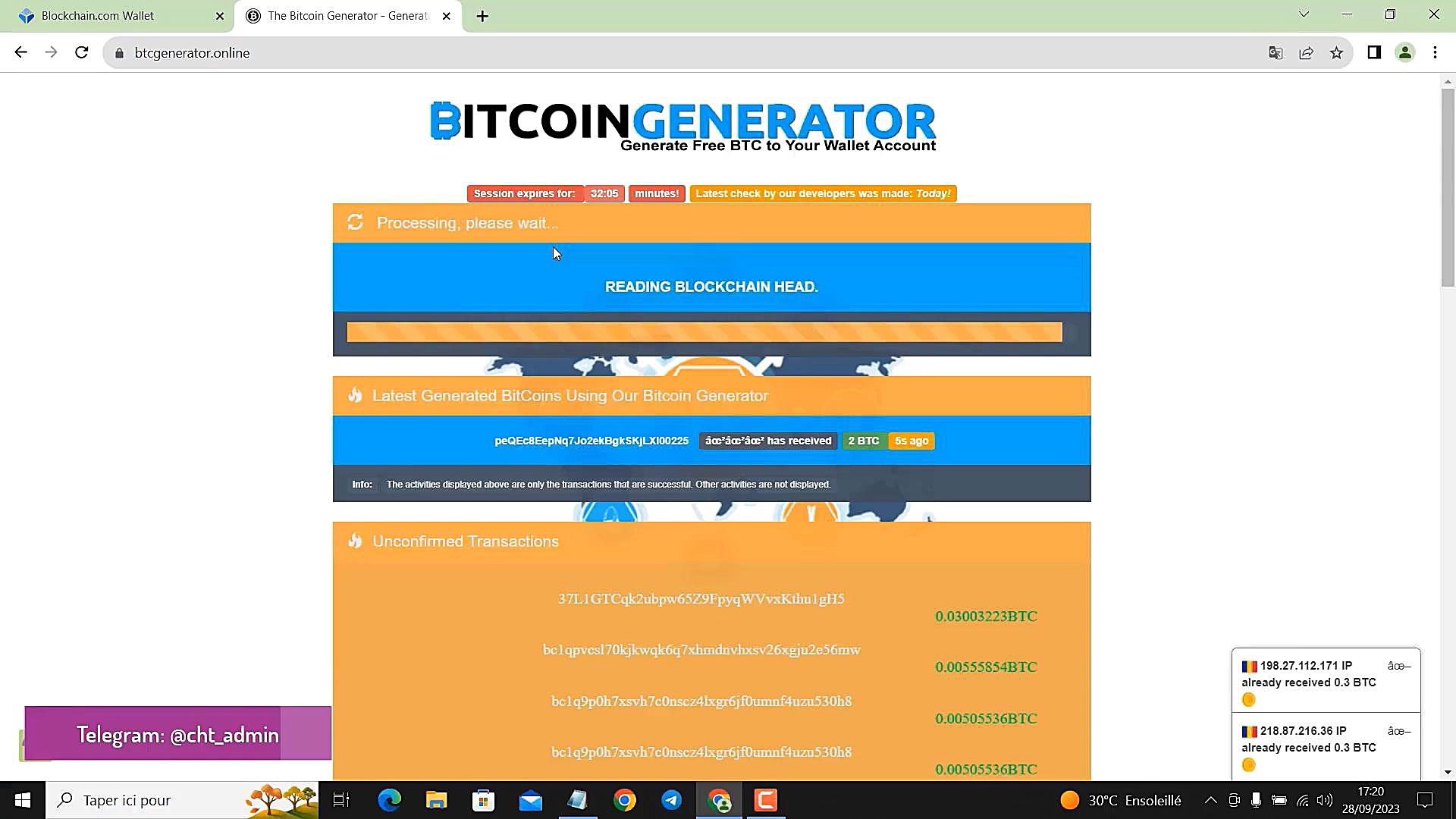 Bitcoin Generator Website | Generate Up To 2 BTC With The Best BTC ...