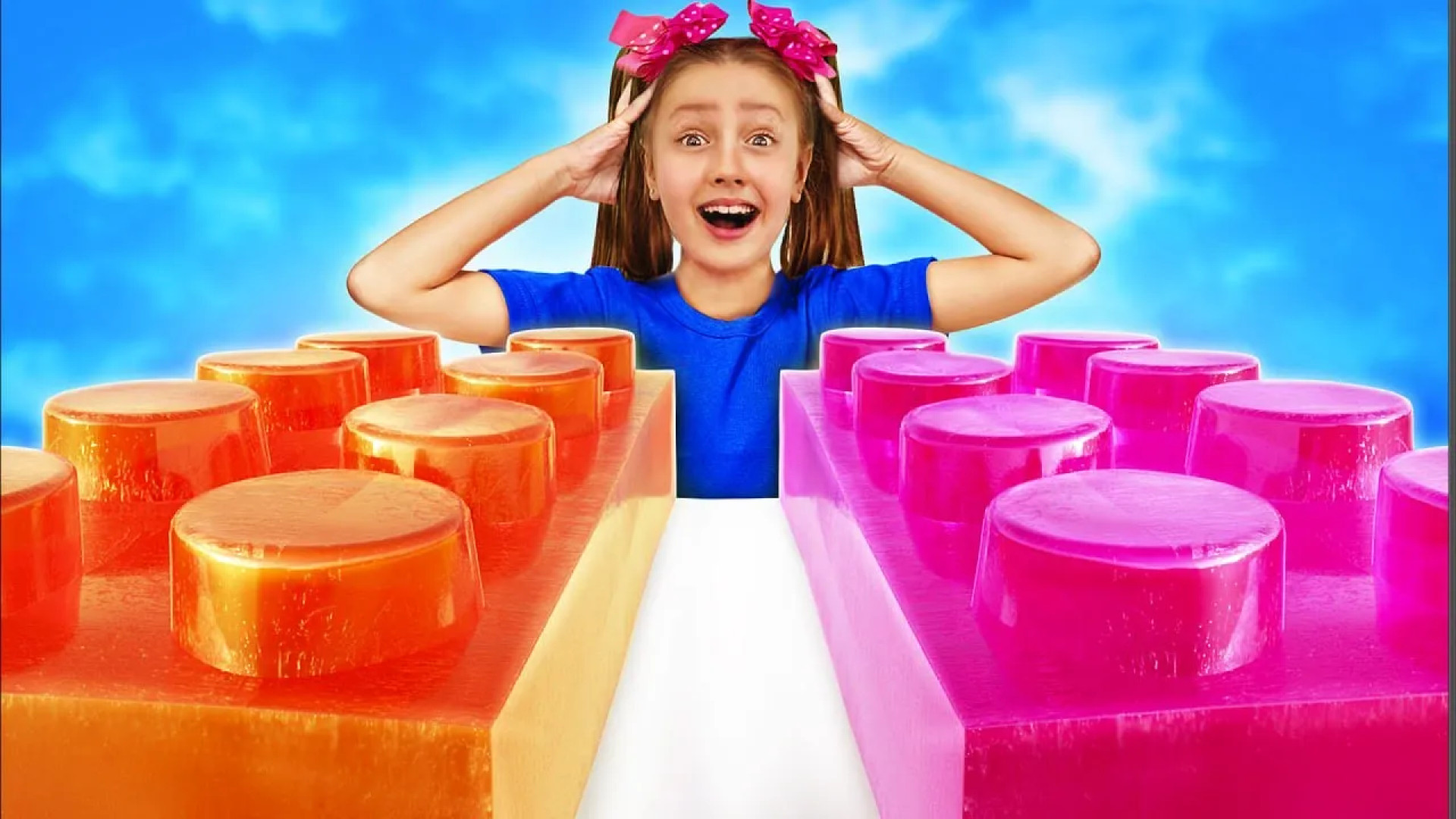 Colored block maze challenge try to find the keys!