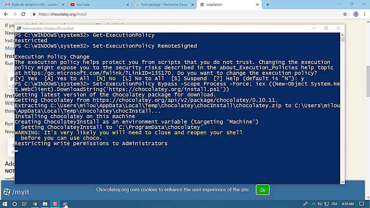 Install-Chocolatey-PackageProvider-On-Windows-10-Using-PowerShell-2019