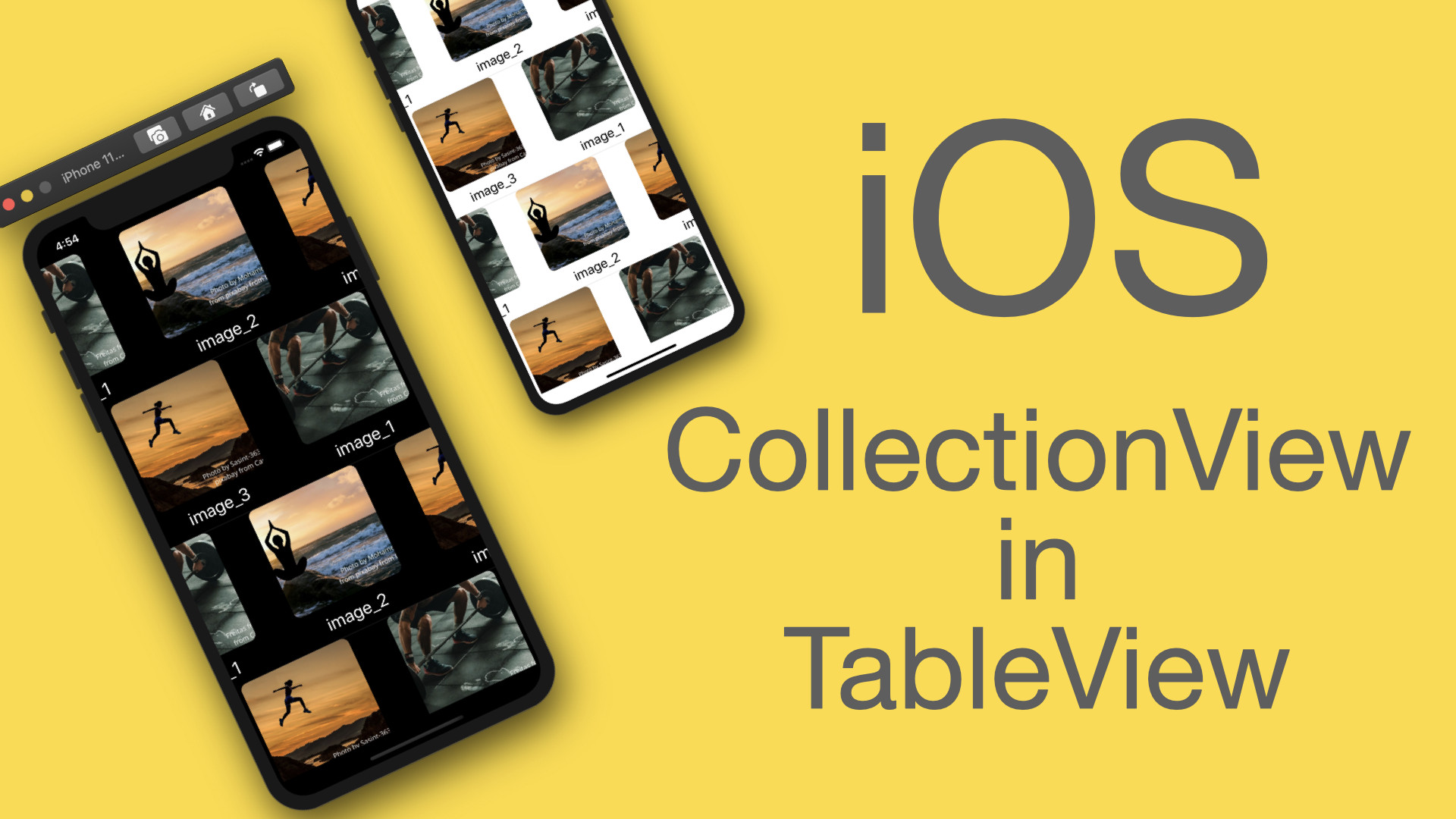 Collection View In TableView in Xcode