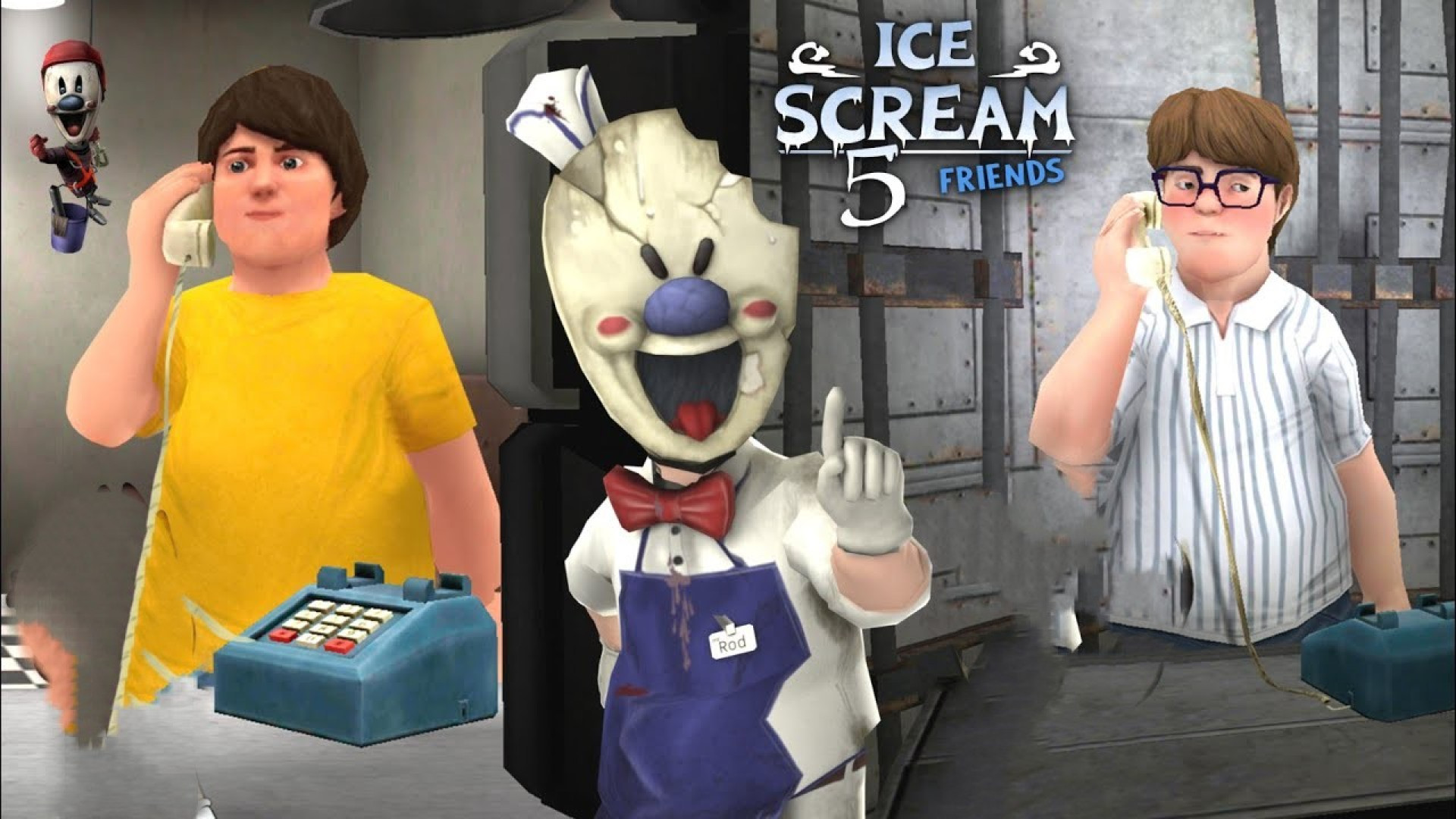 Full gameplay ice scream 5فول گیم پلی Hard mod