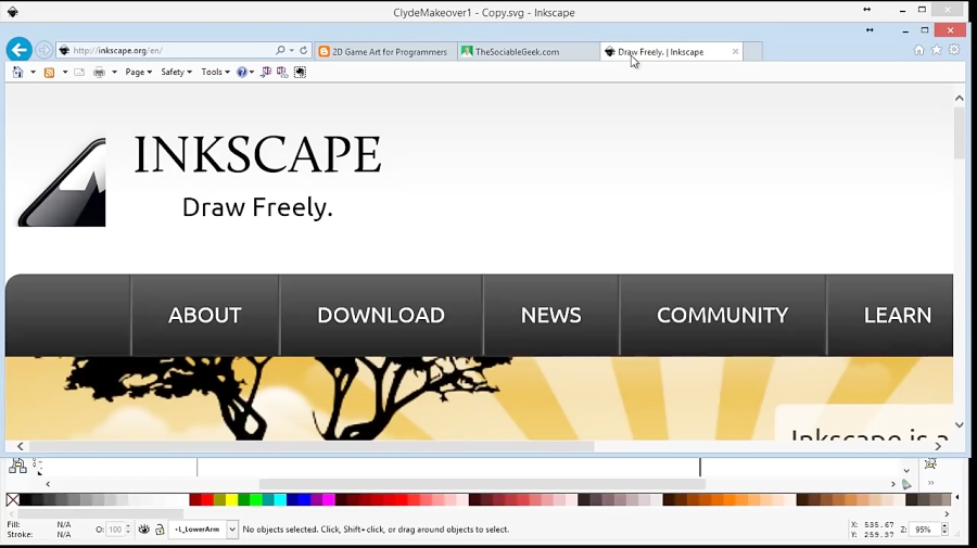 Building Game Characters with Inkscape