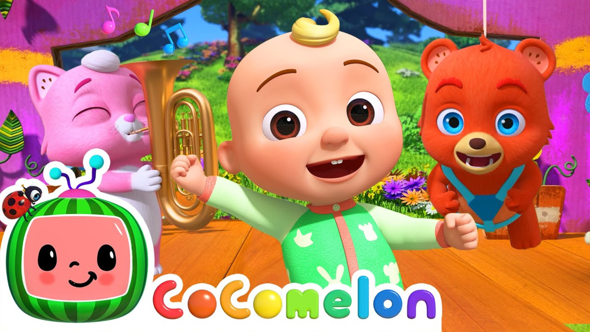 Hey Diddle Diddle Swimming Song | CoComelon Animal Time Nursery Rhymes ...