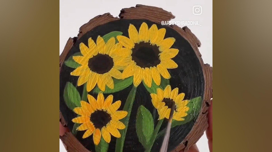 آموزش نقاشی روی چوب