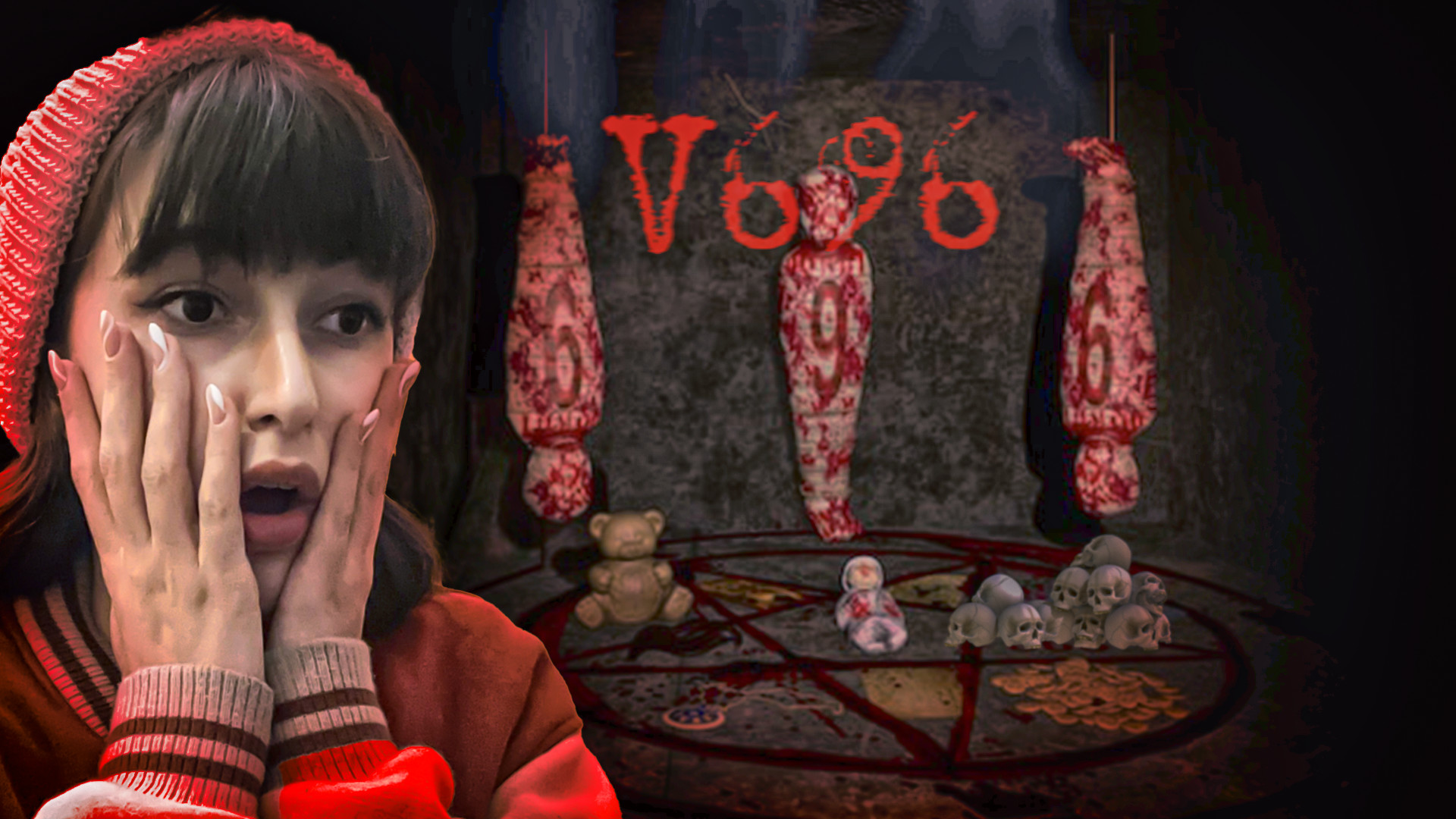 سکته کردم!! -وحشتناک ترین بازی ترسناک دنیا!! - بازی v696